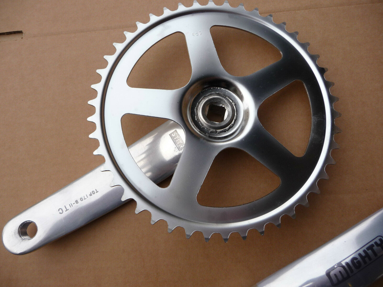 Single Speed Crank set – 1/2 ” x 3/32 ” – 170mm Arms – Mwave ...