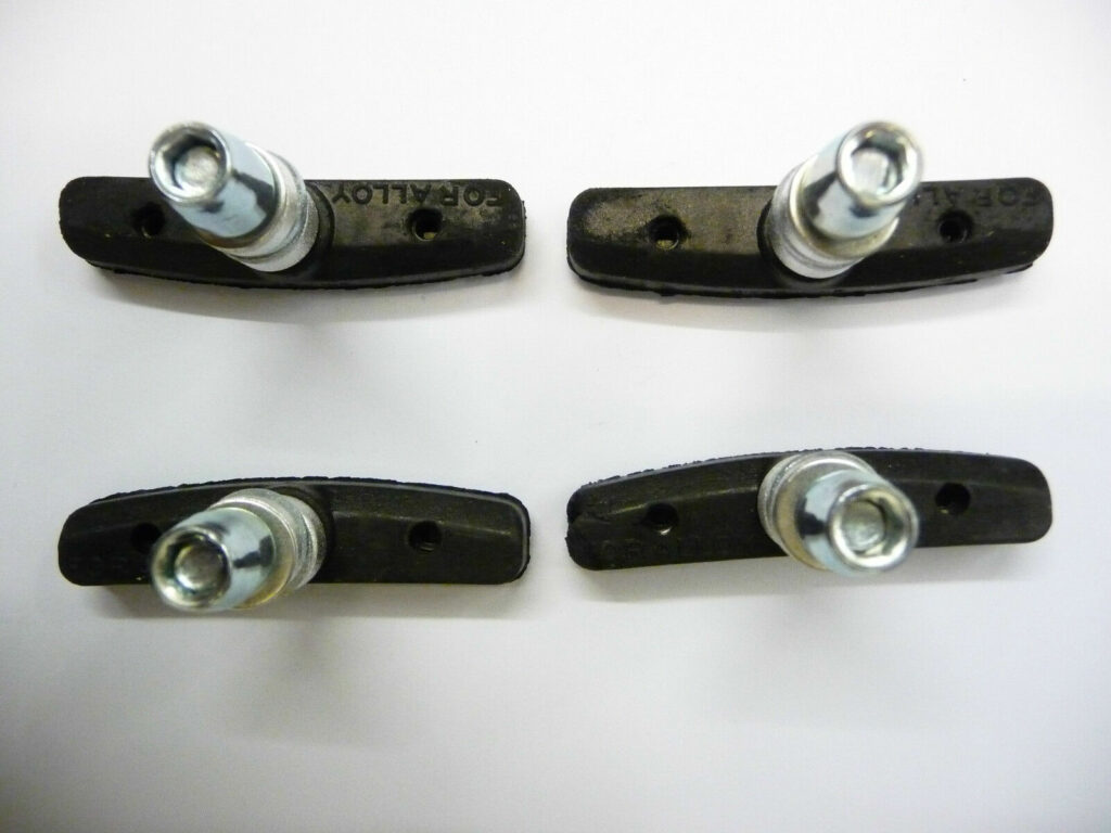 BRAKE Blocks 2 PAIR V-Brake bike Pad mountain bike cycle ATB MTB ...