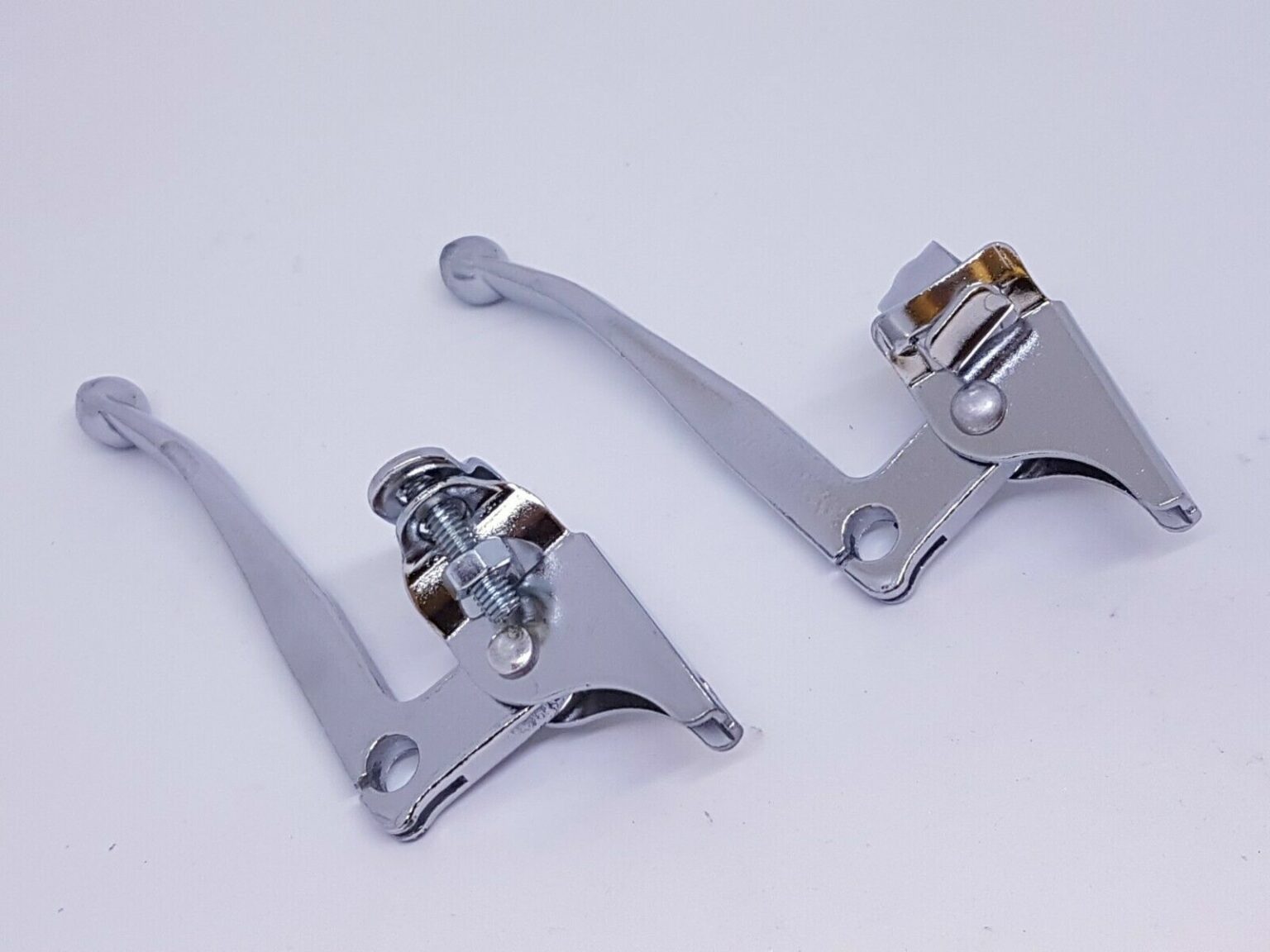 Chrome Brake Levers Steel Vintage Traditional Bike Cycle Bicycle Retro ...