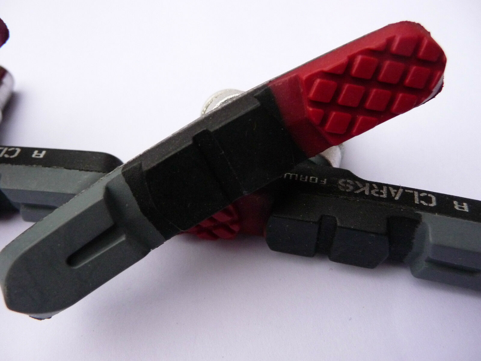 Clarks Elite Bike Brake Pads MTB Hybrid V-Brake Triple Contour Block ...
