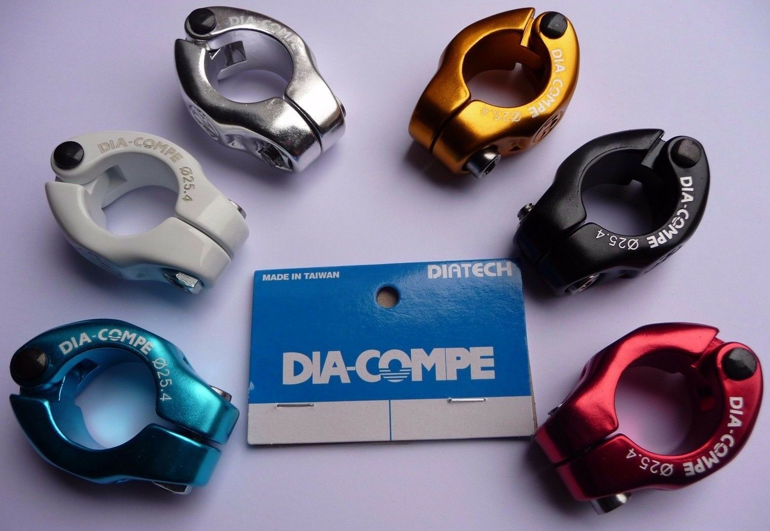 Dia-Compe MX1500 – 1 Bolt ‘ Hinged ‘ – 25.4mm Seat Post stem Clamp ...