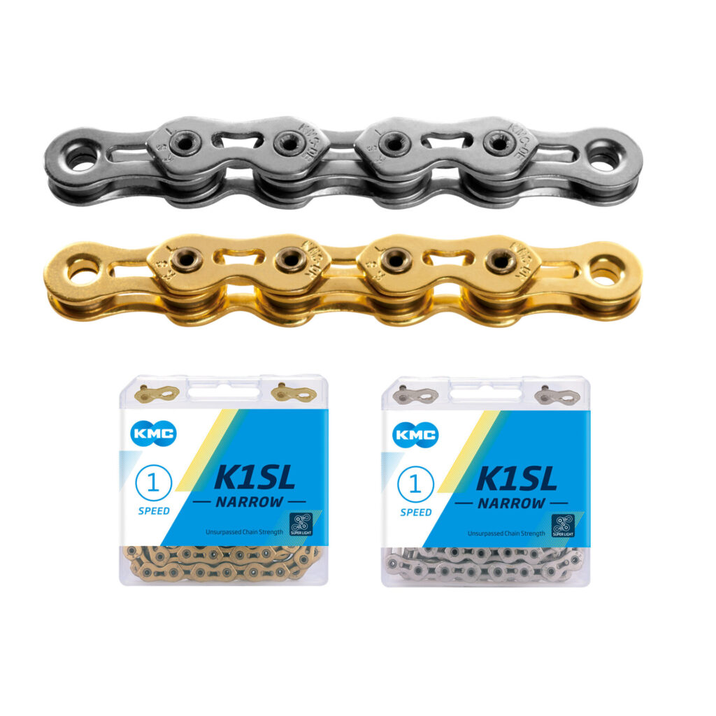 KMC K1SL Chain Single Speed Track Fixie BMX Racing Superlight 100 Links ...