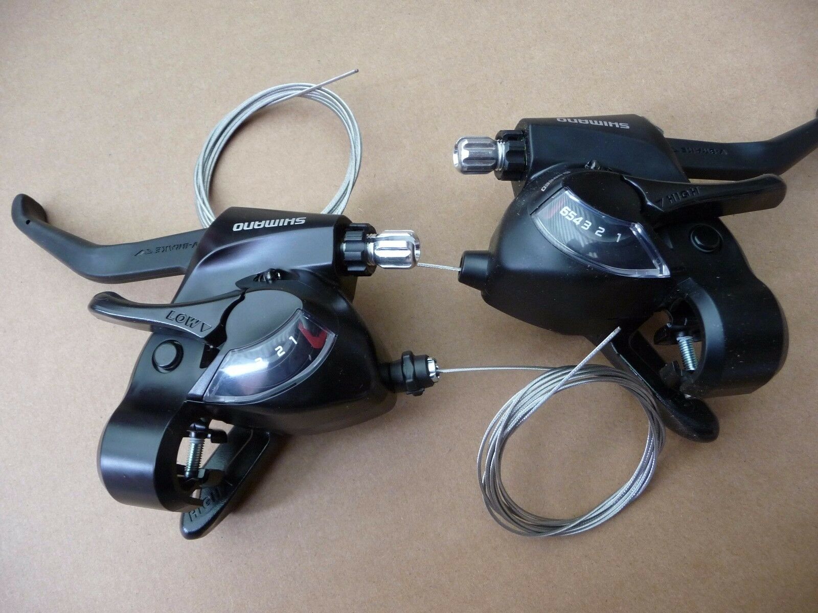 Shimano 6 Speed Rapid EZ Fire 18 Gears shifters Brake lever pod combo ...