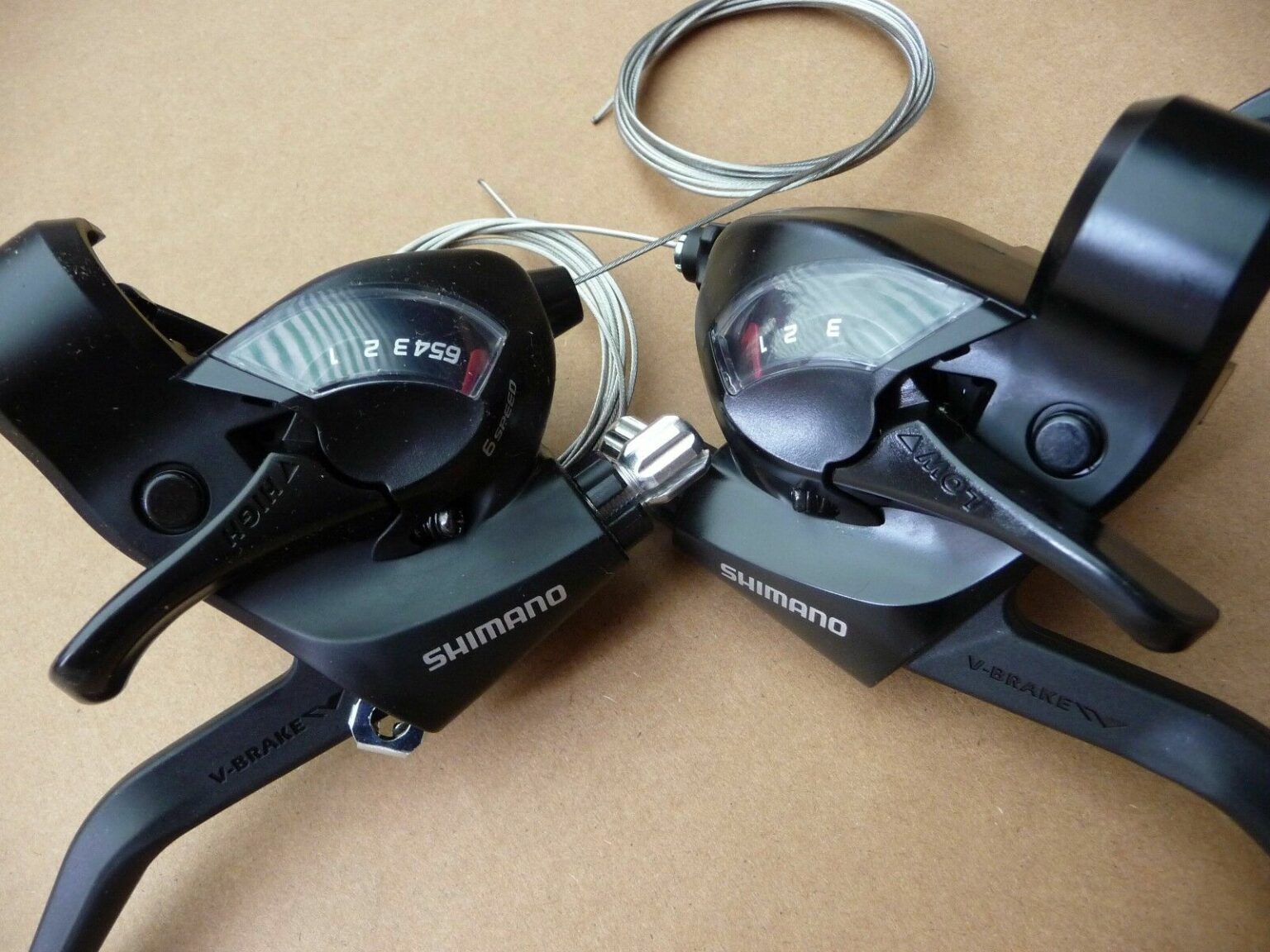 Shimano 6 Speed Rapid EZ Fire 18 Gears shifters Brake lever pod combo ...