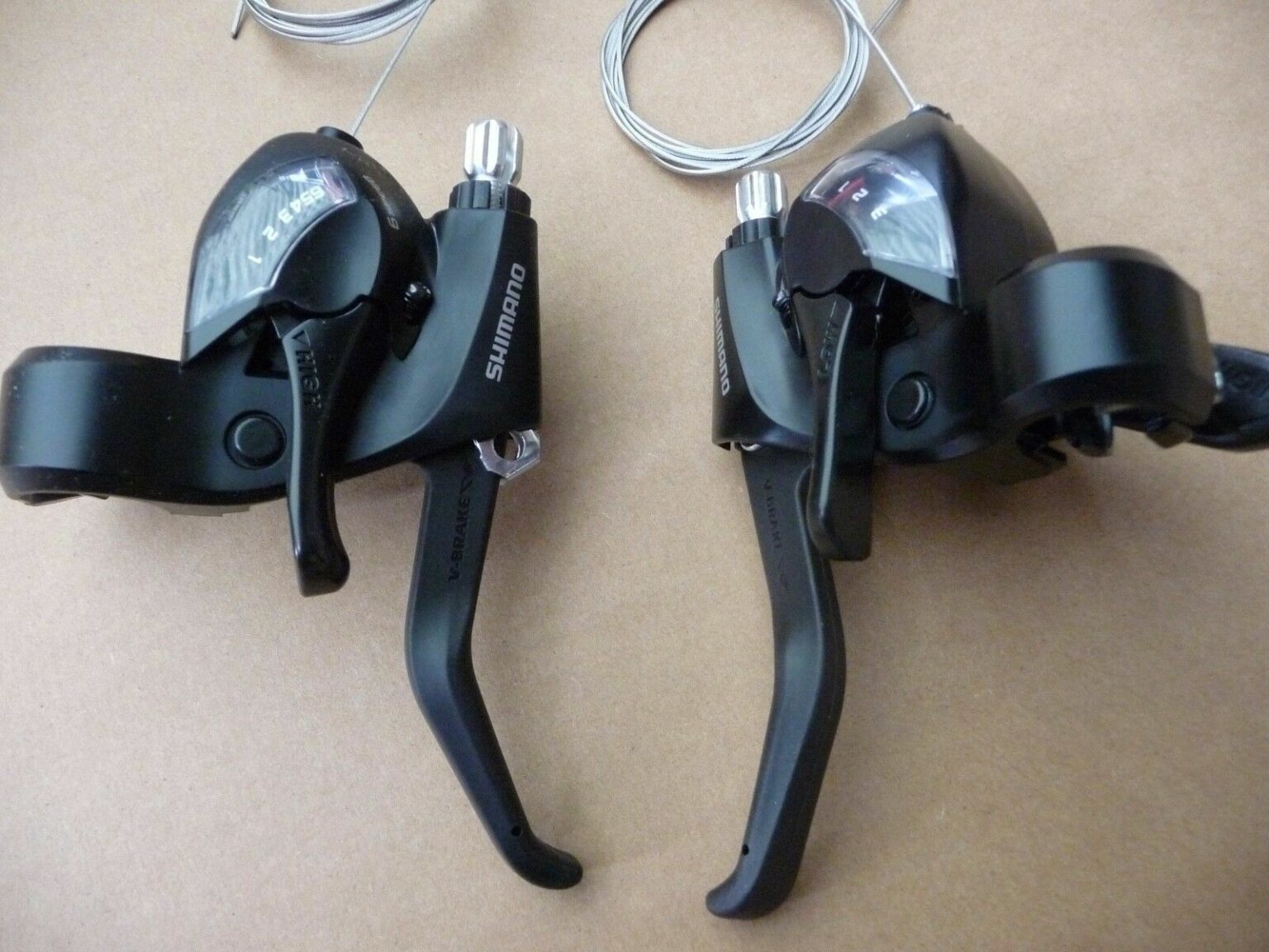 Shimano 6 Speed Rapid EZ Fire 18 Gears shifters Brake lever pod combo ...