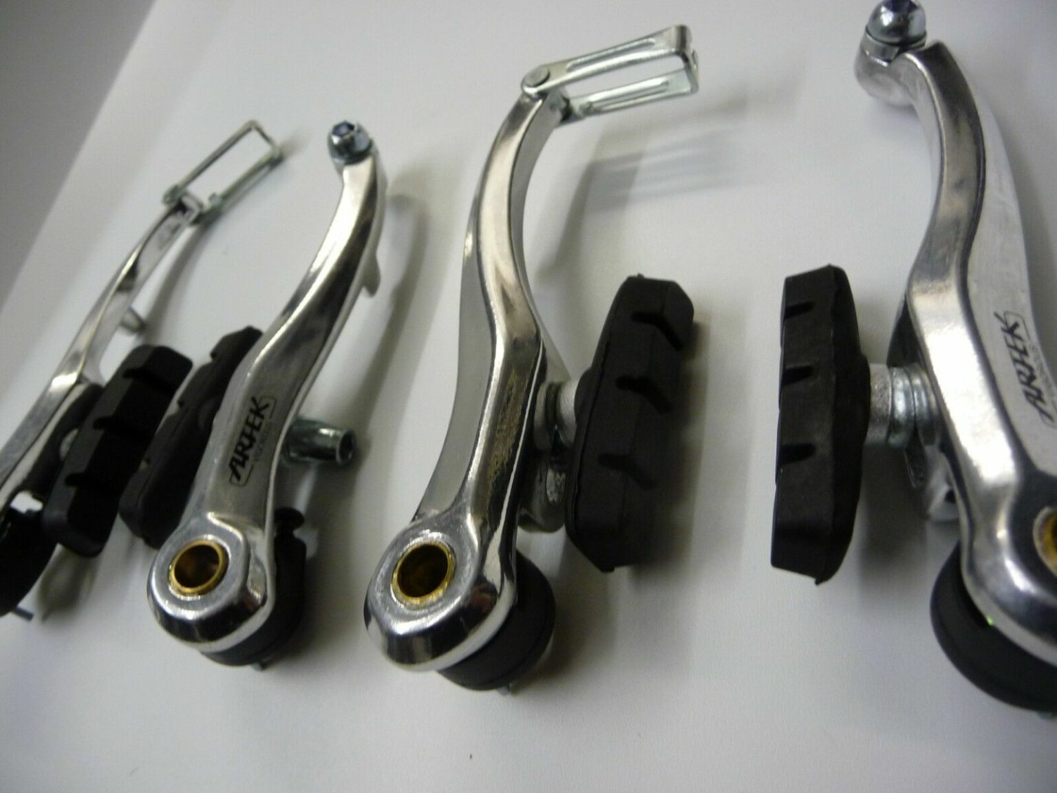 V BRAKE SET V-Brake Calipers Cables Levers Fittings MTB ATB Hybrid Bike ...