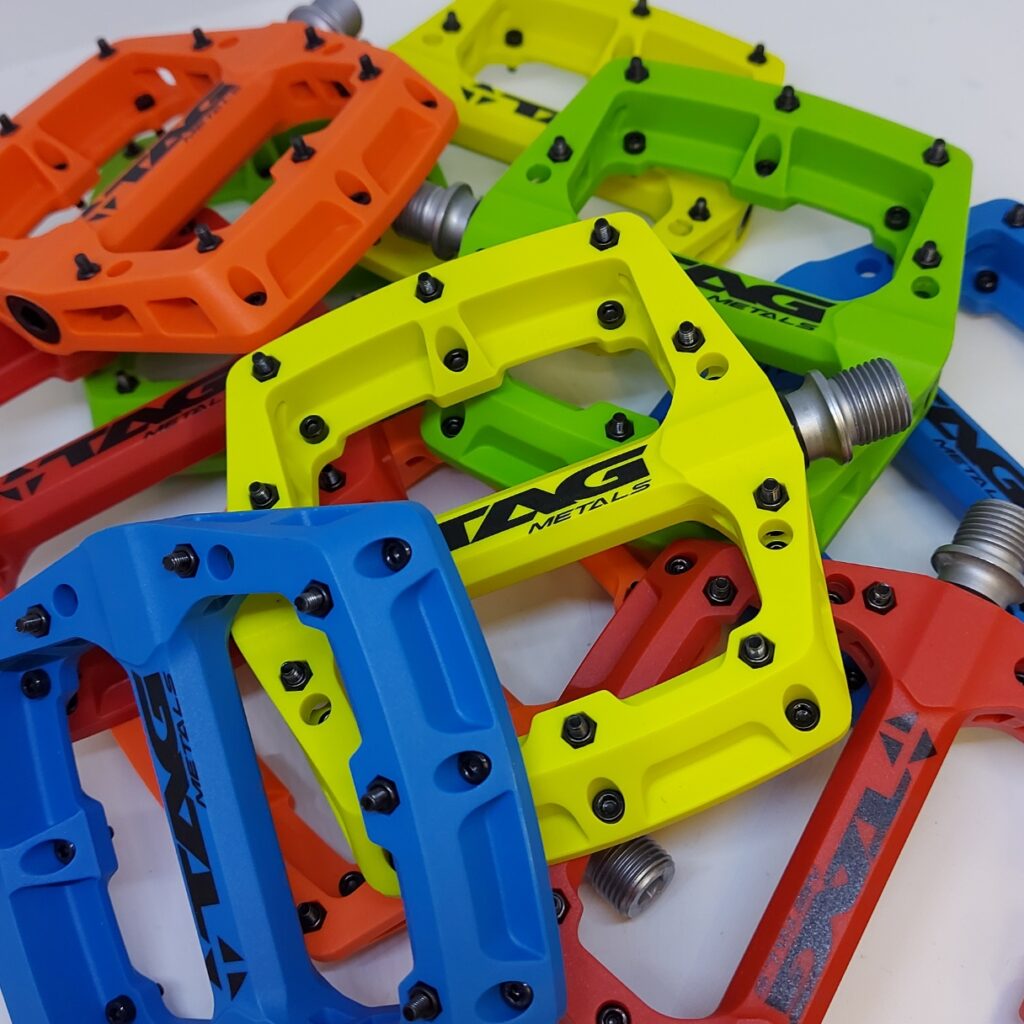 TAG T3 Pedals -Nylon 9/16″ Platform / flat Mountain bike enduro ...