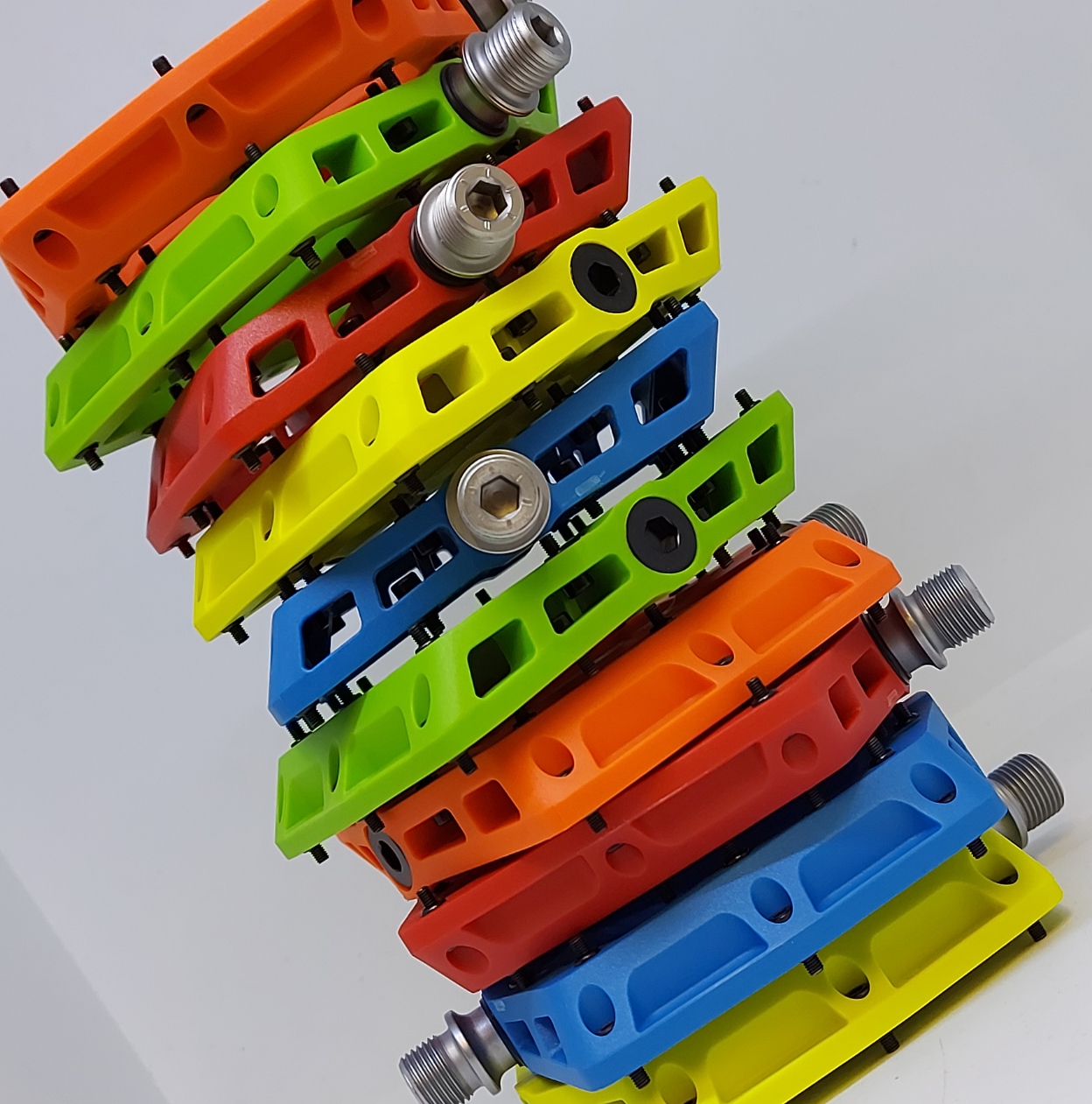 TAG T3 Pedals -Nylon 9/16″ Platform / flat Mountain bike enduro ...