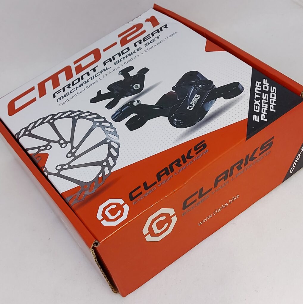 Mechanical Disc Brake Set – Clarks CMD-21 Calipers Rotors Cables Pads MTB Bike – Hopkinson Cycles