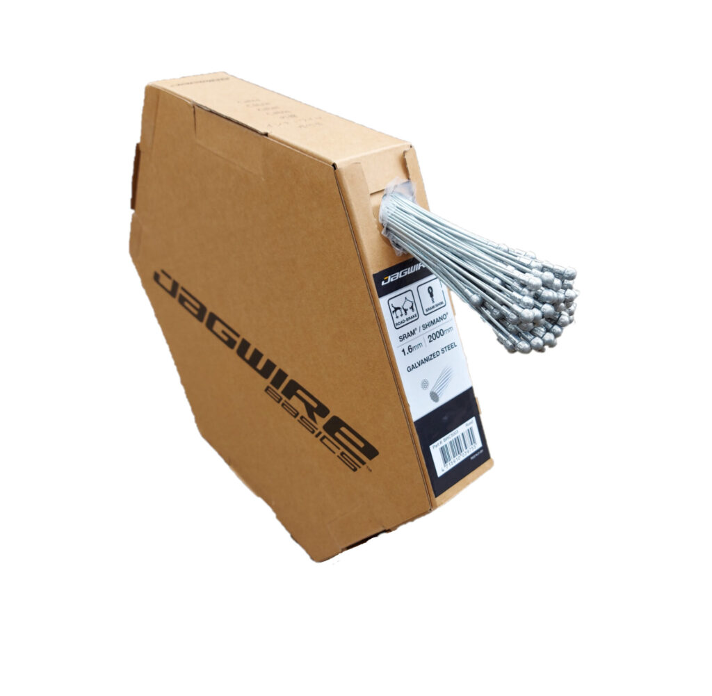 Jagwire Brake Wires 100x ROAD BIKE Pear Nipple Galvanized Steel inner ...