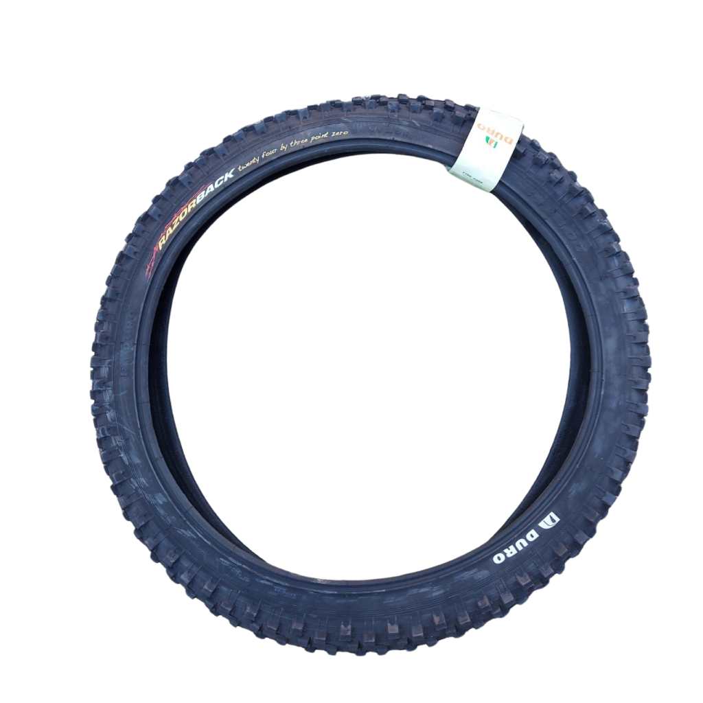Duro Razorback Tyre 24 x 3.00 " - Junior MTB DH Offroad Unicycle ...