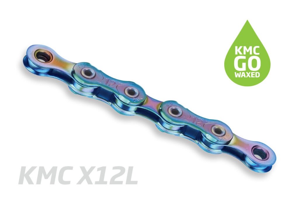 KMC X12L 12 Speed Chain – Pre-Waxed GO Wax | Hollow Pin Lightweight ...